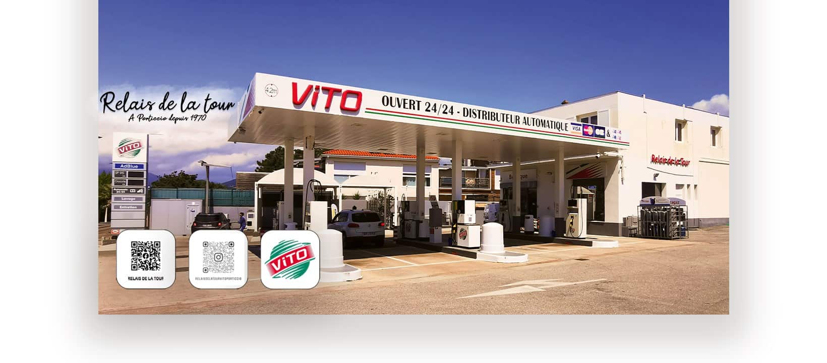 Gas station Vito Relais de la tour Porticcio - Porticcio Office de tourisme